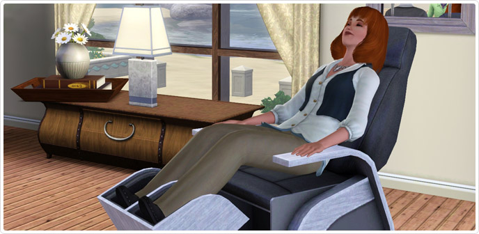 Sharper Sim Foot Massage Chair - Store - The Sims™ 3