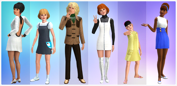 Mid-Century Modern Dining and Style Set - Store - The Sims™ 3
