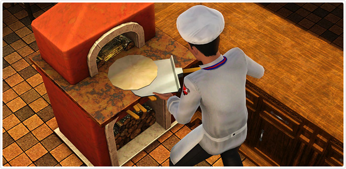 Wood Fire Oven - Store - The Sims™ 3