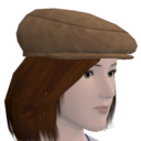 Flat Cap with Medium Length Hair - Store - The Sims™ 3