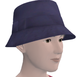 Bucket Hat with Tucked in Hair - Store - The Sims™ 3