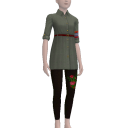 Triple Band Shirt and Leggings - Store - The Sims™ 3